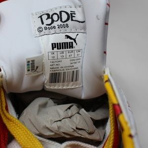 Puma | Shoes | Puma X Vaughn Bode Basket Ii White Red Yellow Star ...